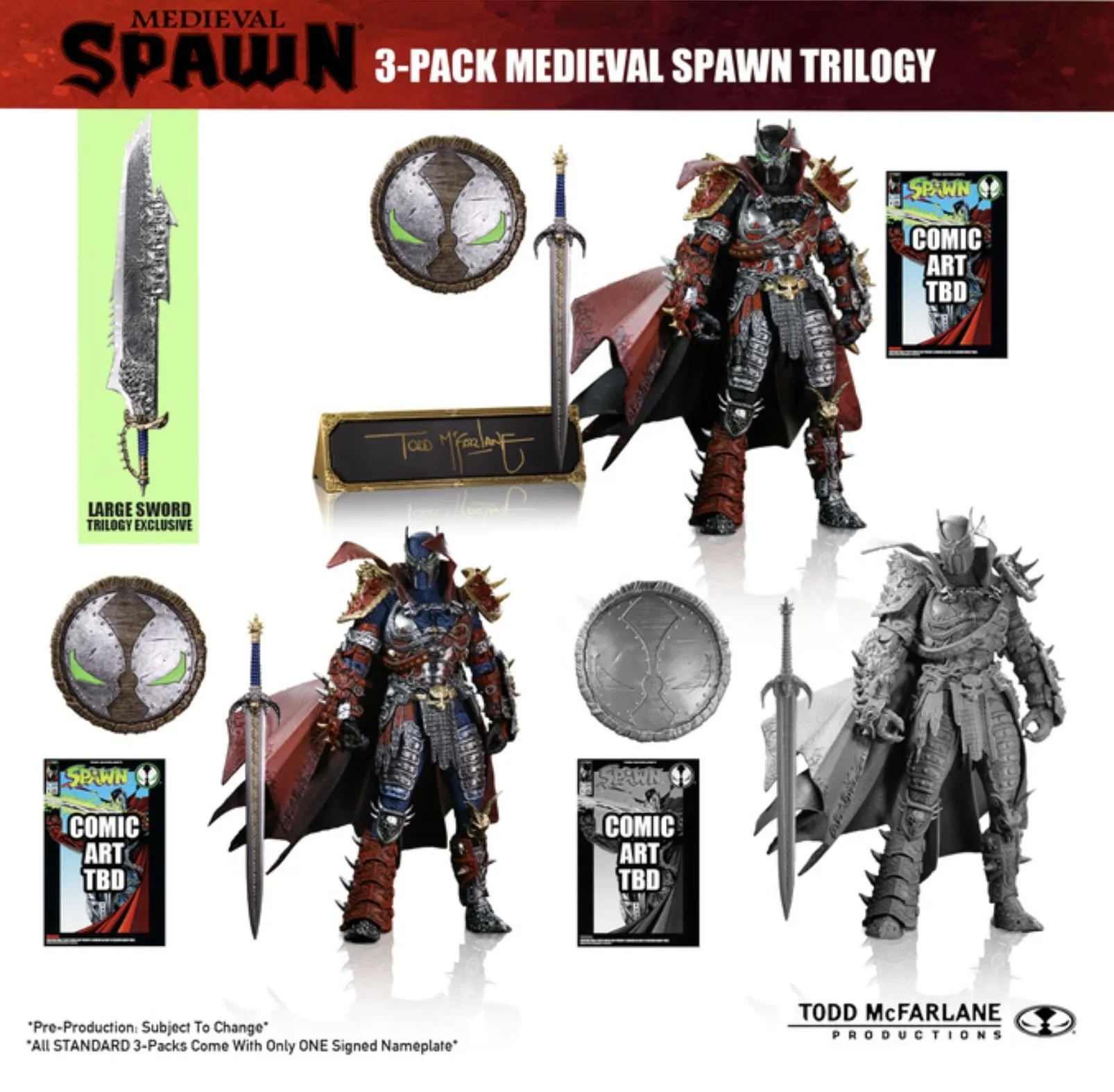 Todd McFarlane Launches MEDIEVAL SPAWN Action-Figure Kickstarter and It's Already Raised Over a ...
